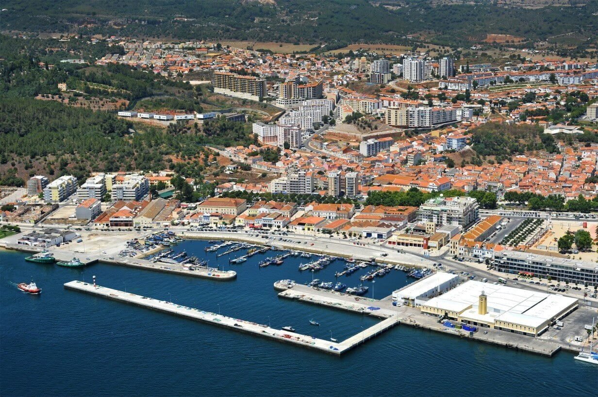 Sights of Setubal, one of the main ports in Portugal